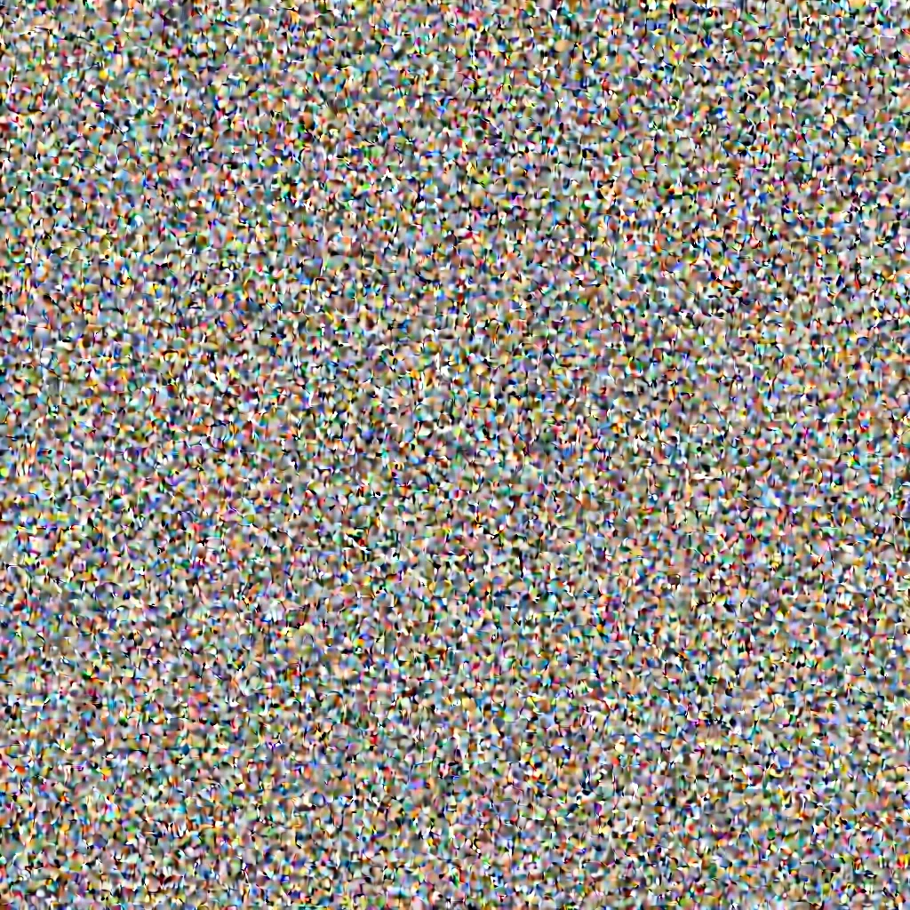 Colorful Static Noise static noise digital noise AI Image Generated by ...