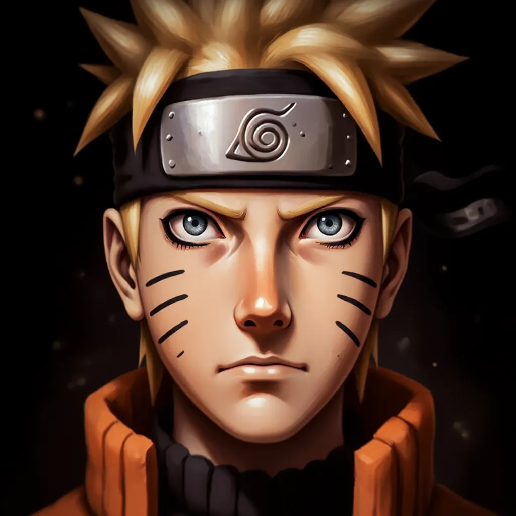 Naruto Uzumaki Portrait Naruto Uzumaki illustration AI Image Generated ...