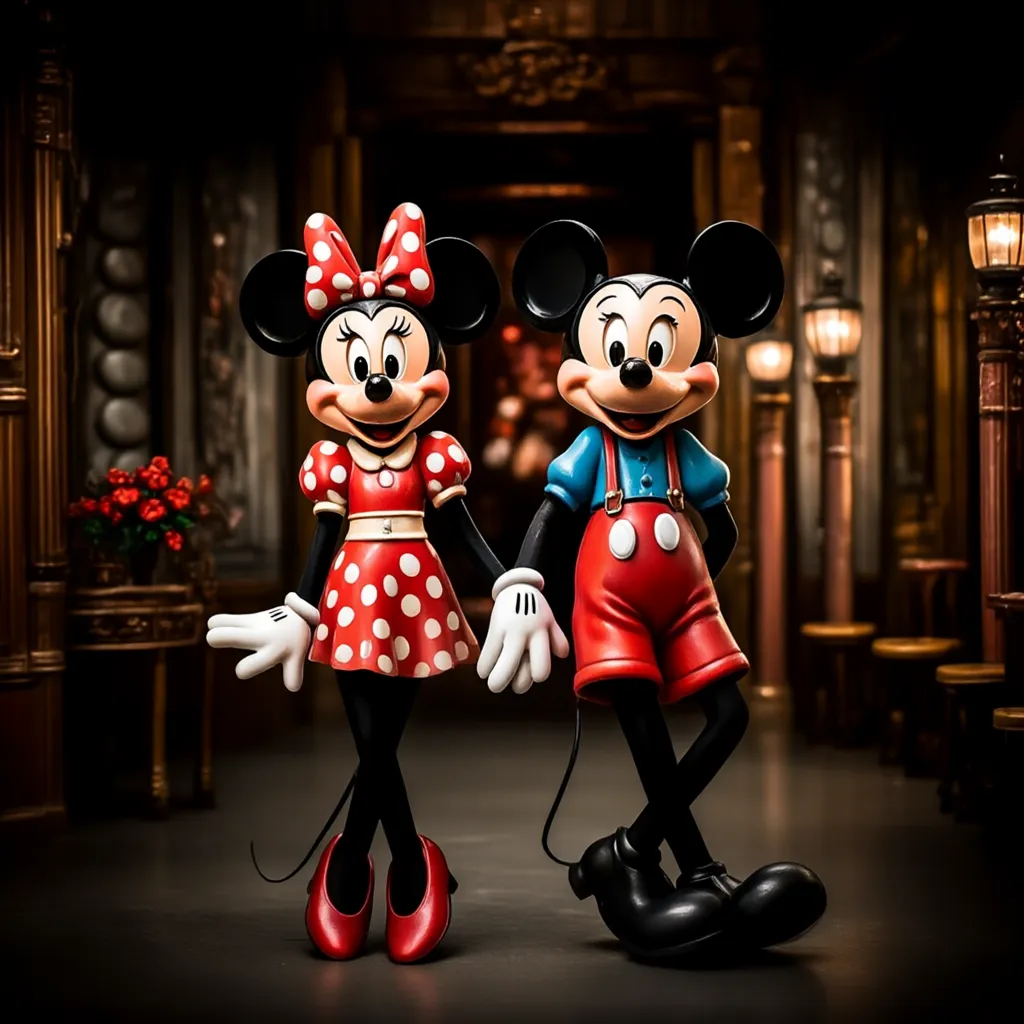 Mickey And Minnie: Classic Duo AI Image Generated by iCreat AI